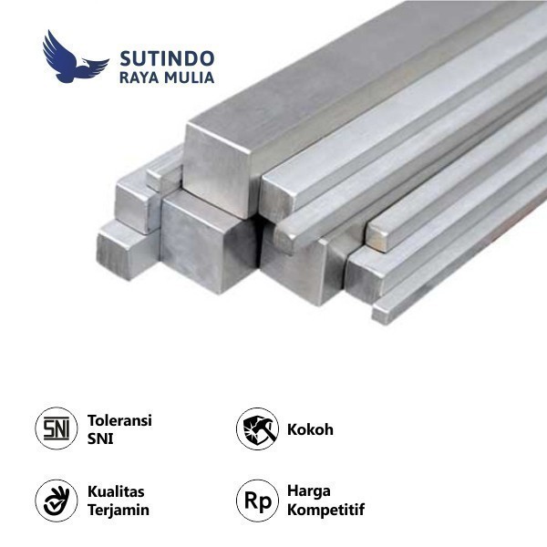 AS Besi Segi-4 12MMX 6M TM | Sutindo Store