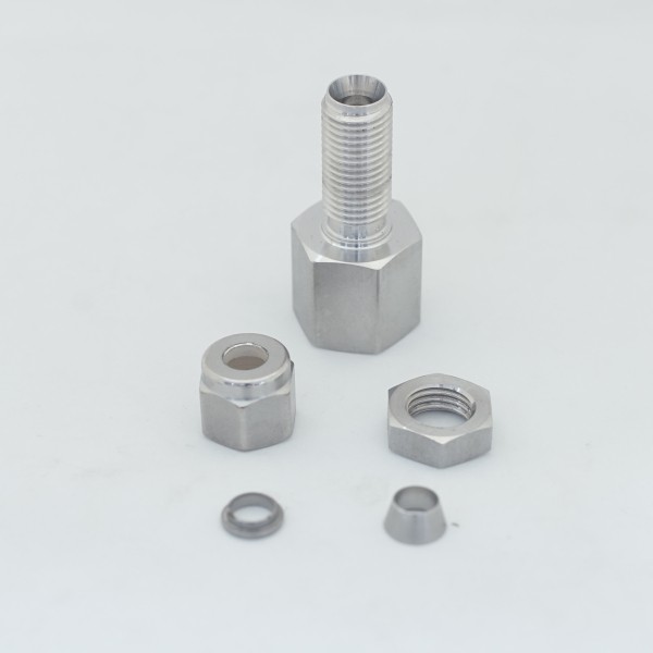 Fitting DK-Lok Bulkhead FML Connector SS316 1/4Inx1/4In | Sutindo Store