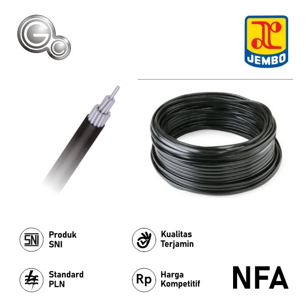 Kabel Listrik Jembo NFA2X 2 x 10MM x 500 M | Sutindo Store
