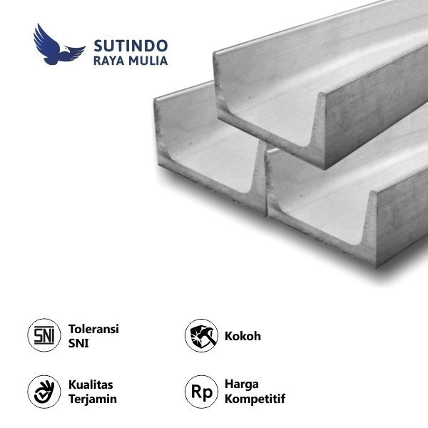 UNP BESI 80x45x6MMX6M ZK | Sutindo Store